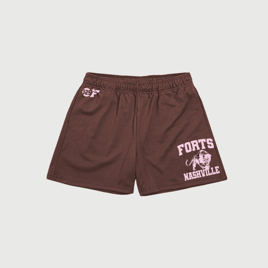 FORTS Mesh Panther Shorts - 'Mixed Berry'