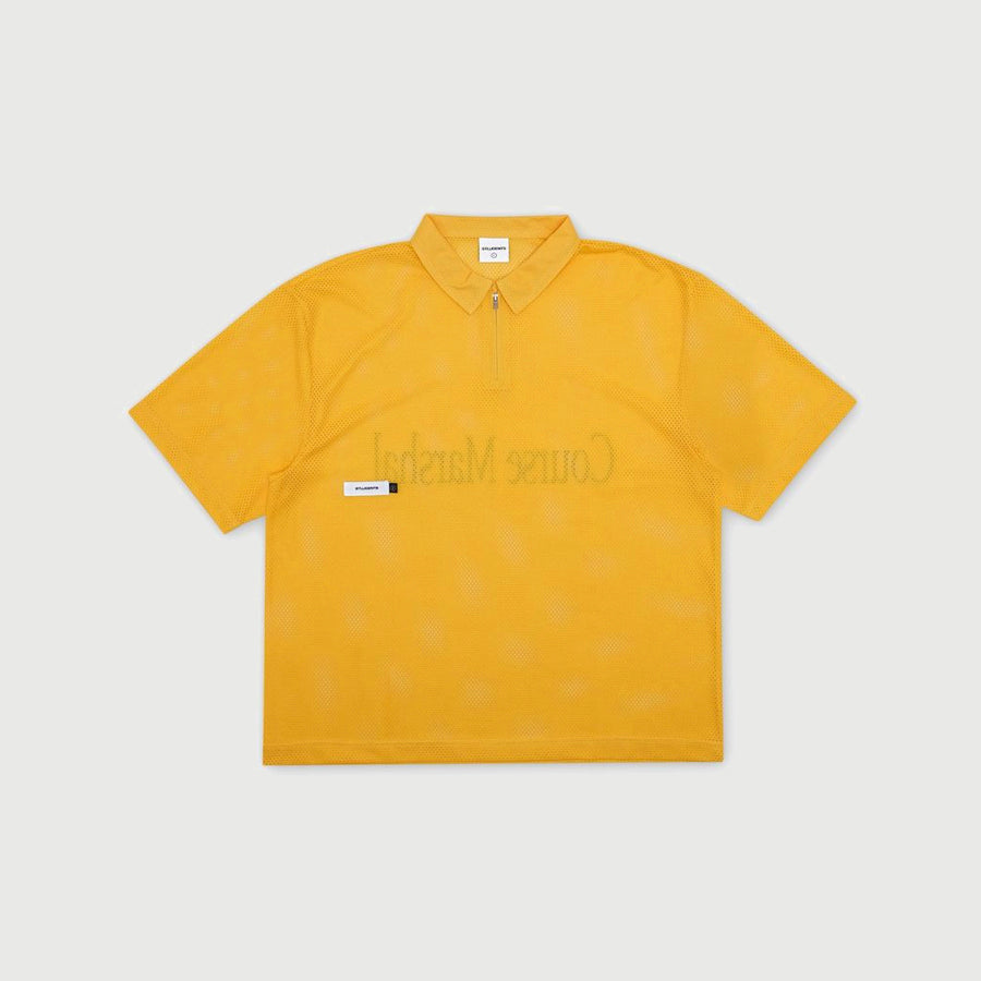 Students Course Marshall Mesh Zip Polo - 'Gold' – FORTS